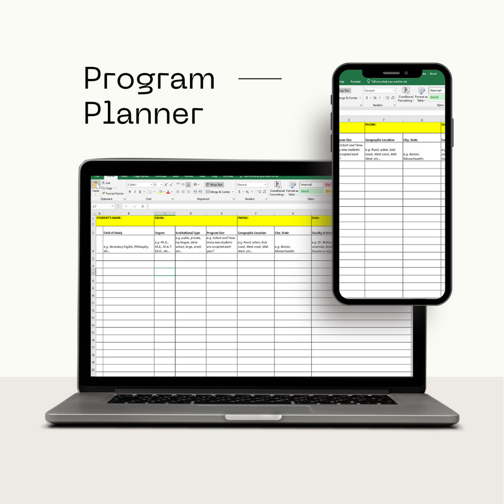 Graduate School List Tracker – Ivan Valdovinos Grad School